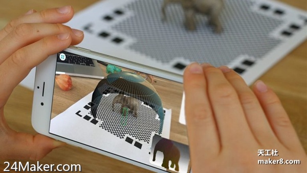 安装上Qlone APP，苹果手机变成一台3D扫描仪|Qlone APP,3D扫描仪,苹果手机|3D打印新闻资讯|创想智造3D打印手板模型加工 - 24Maker.com